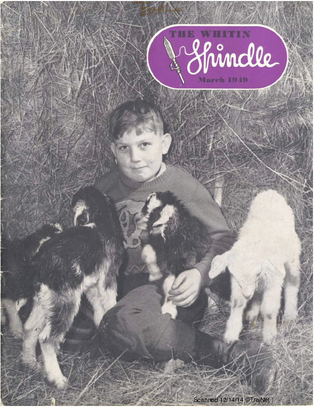 The Whitin Spindle, March, 1949 · Armenians of Whitinsville