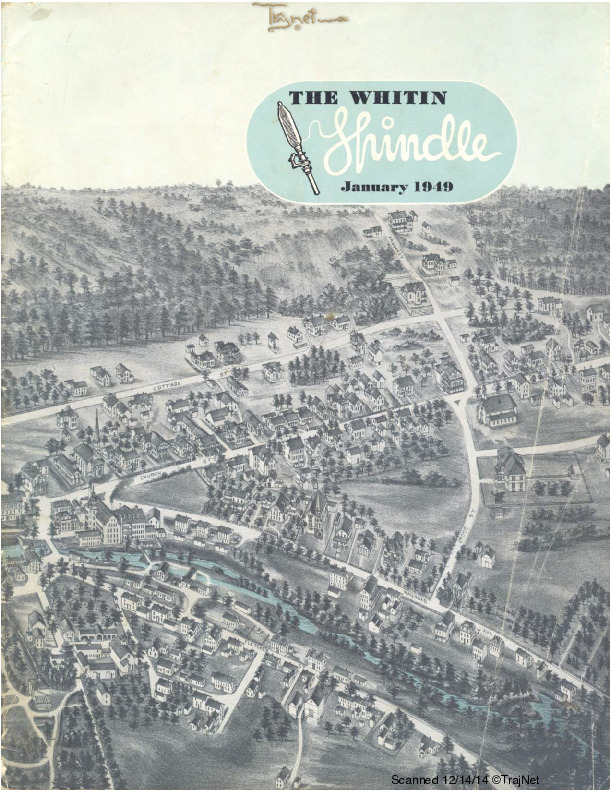 The Whitin Spindle, January, 1949 · Armenians of Whitinsville