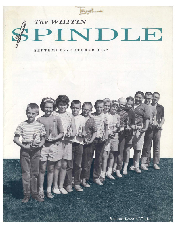 The Whitin Spindle, September, October, 1962 · Armenians of Whitinsville