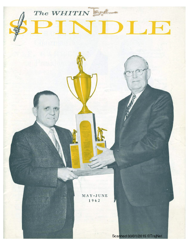 The Whitin Spindle, May, June, 1962 · Armenians of Whitinsville