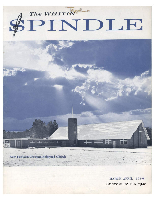 The Whitin Spindle, March, April, 1960 · Armenians of Whitinsville