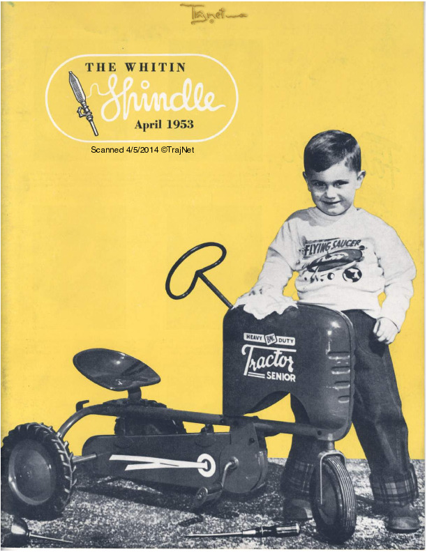 The Whitin Spindle, April, 1953 · Armenians of Whitinsville