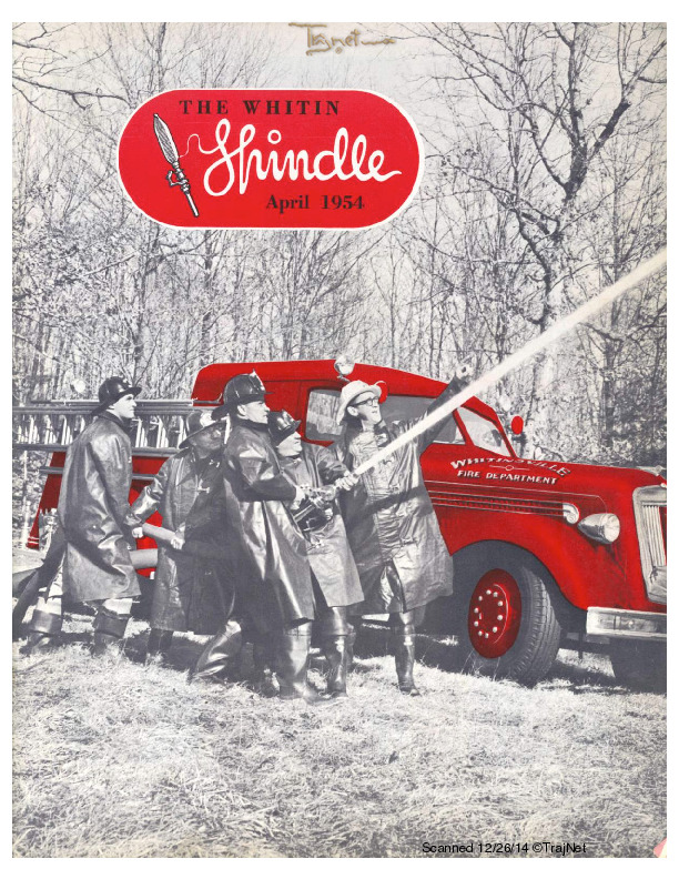 The Whitin Spindle, April, 1954 · Armenians of Whitinsville