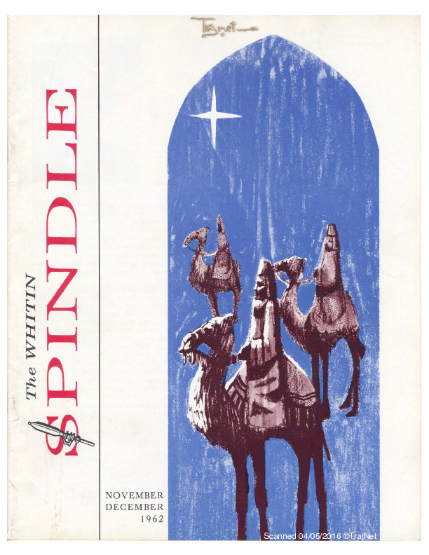 The Whitin Spindle, November, December, 1962 · Armenians of Whitinsville