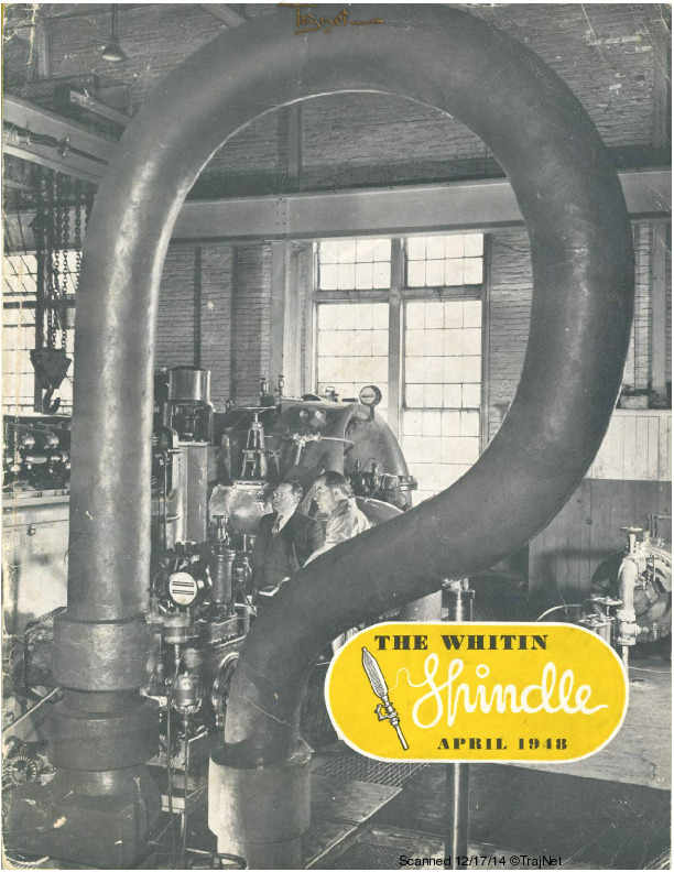 The Whitin Spindle, April, 1948 · Armenians of Whitinsville