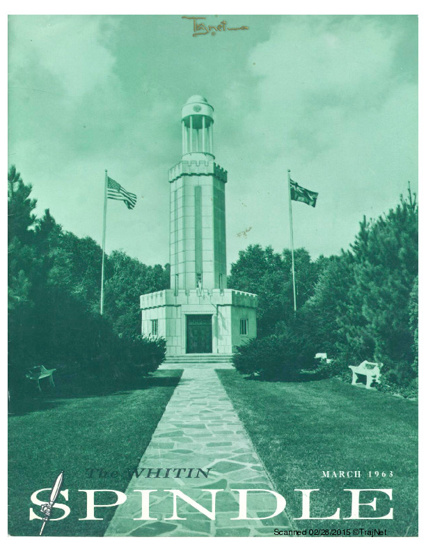 The Whitin Spindle, March, 1963 · Armenians of Whitinsville